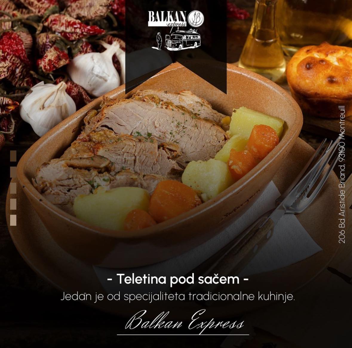 „BALKAN MONTREUIL“ – etno restoran koji će probuditi sva vaša čula ...